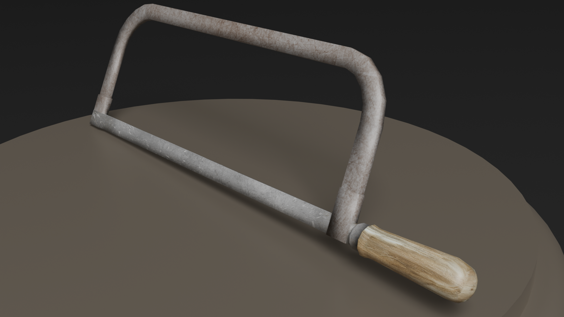 Hand Hacksaw – Low Poly by MutedPotato
