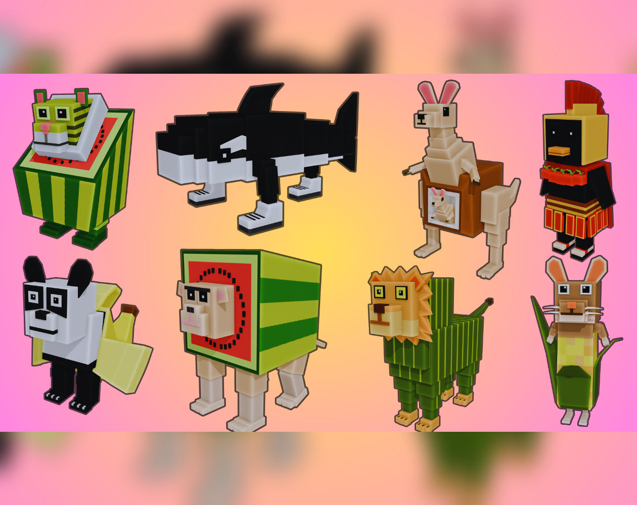 Brainrot Characters – Animated 3D Pack9 by KAG3D