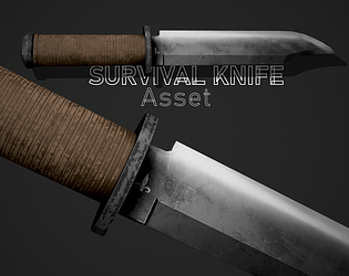 Realistic Survival Knife – Game-Ready 3D Asset | CAMP Studio [R$9.99 ...