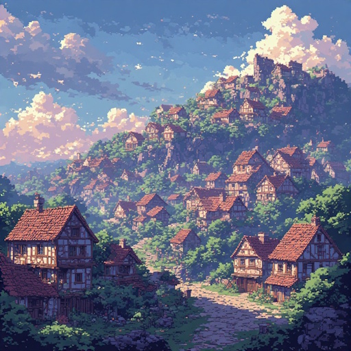 8-Bit Town Ambience – Morning Sunrise - Chiptune Loops - Pack 1 by ...