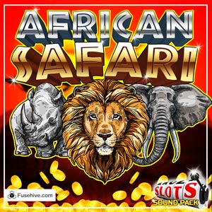African Safari Casino Slot Game Music & Sound Effects Library - Wild ...