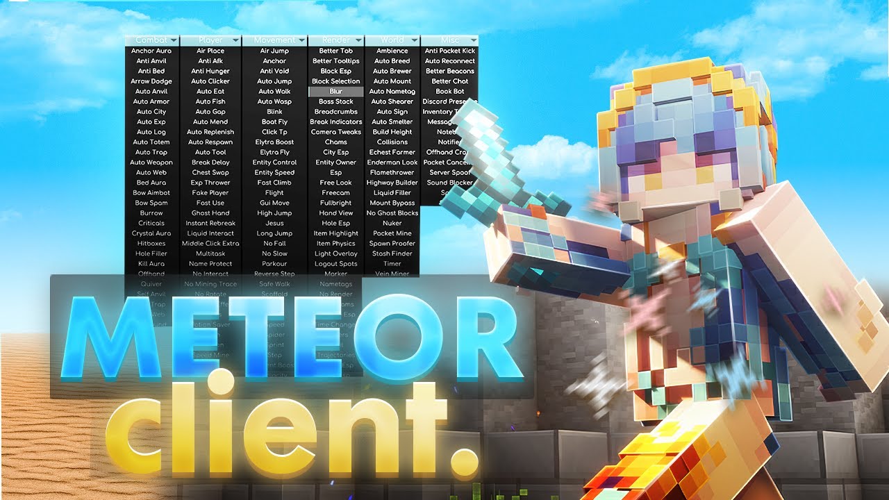 Meteor Client 2026 | Ultimate Free Hack for Minecraft 1.21.8+ | Latest ...