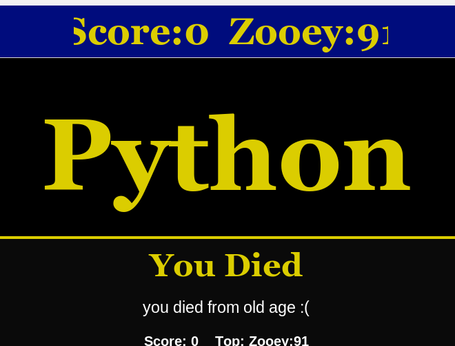 Python by Billy's indie games