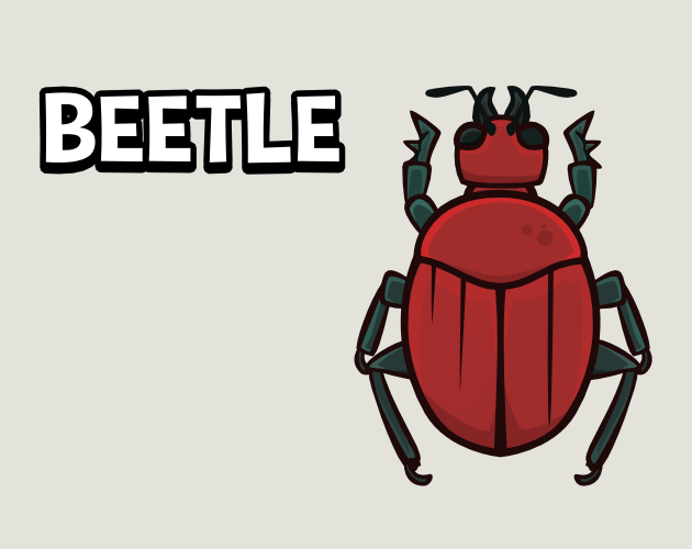 Top down beetle by Robert Brooks - gamedeveloperstudio.com