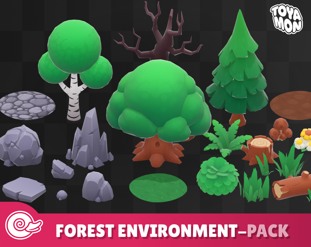 Stylized Forest Environment Pack by Toyamon