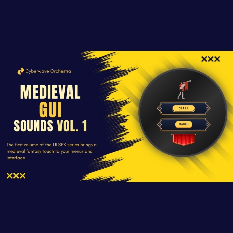 User Interface SFX Vol 1. - Medieval RPG GUI Sounds by Cyberwave Orchestra