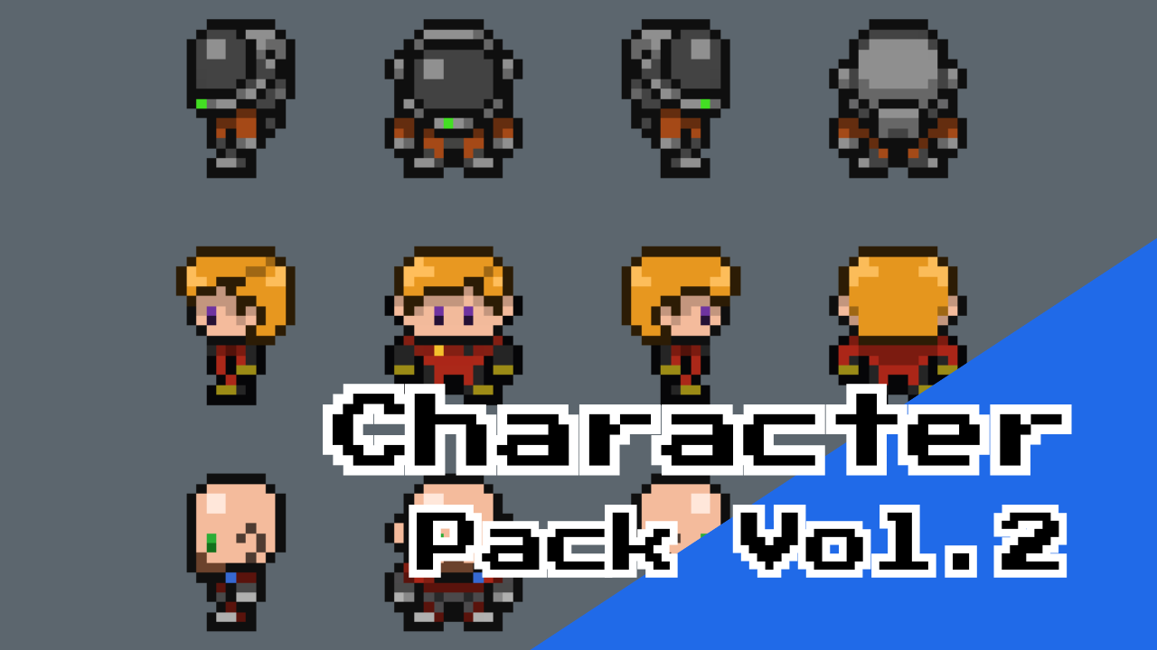 Devlog - Sci-Fi Characters Vol. 2 — 16x16 pixel art Top-Down Pixel NPCs ...
