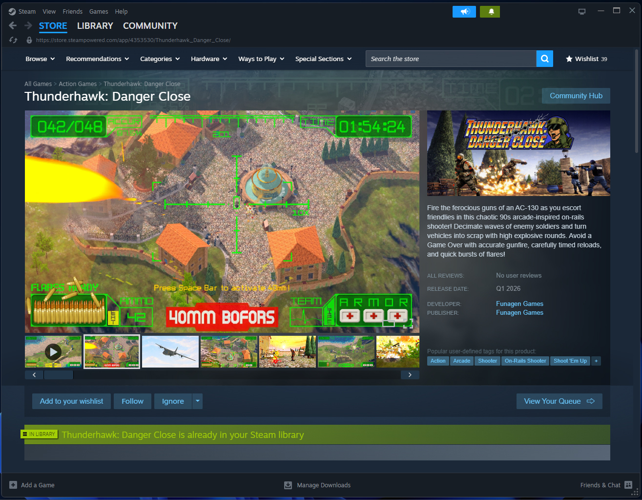 Steam Page Is Live! Wishlist Thunderhawk: Danger Close - Thunderhawk ...