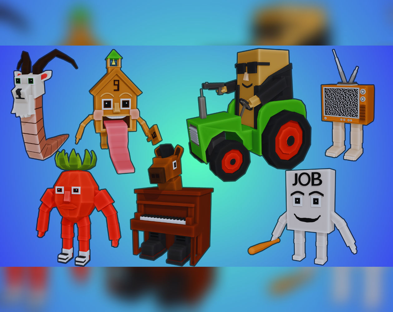 Brainrot Characters – Animated 3D Pack12 by KAG3D
