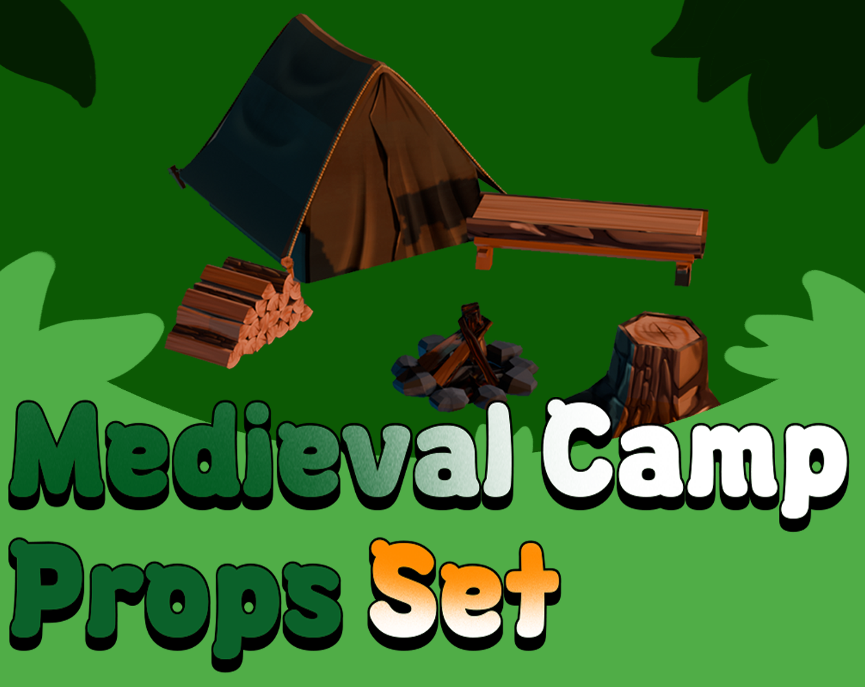 Medieval Camp Props Set by DoodleDwarf