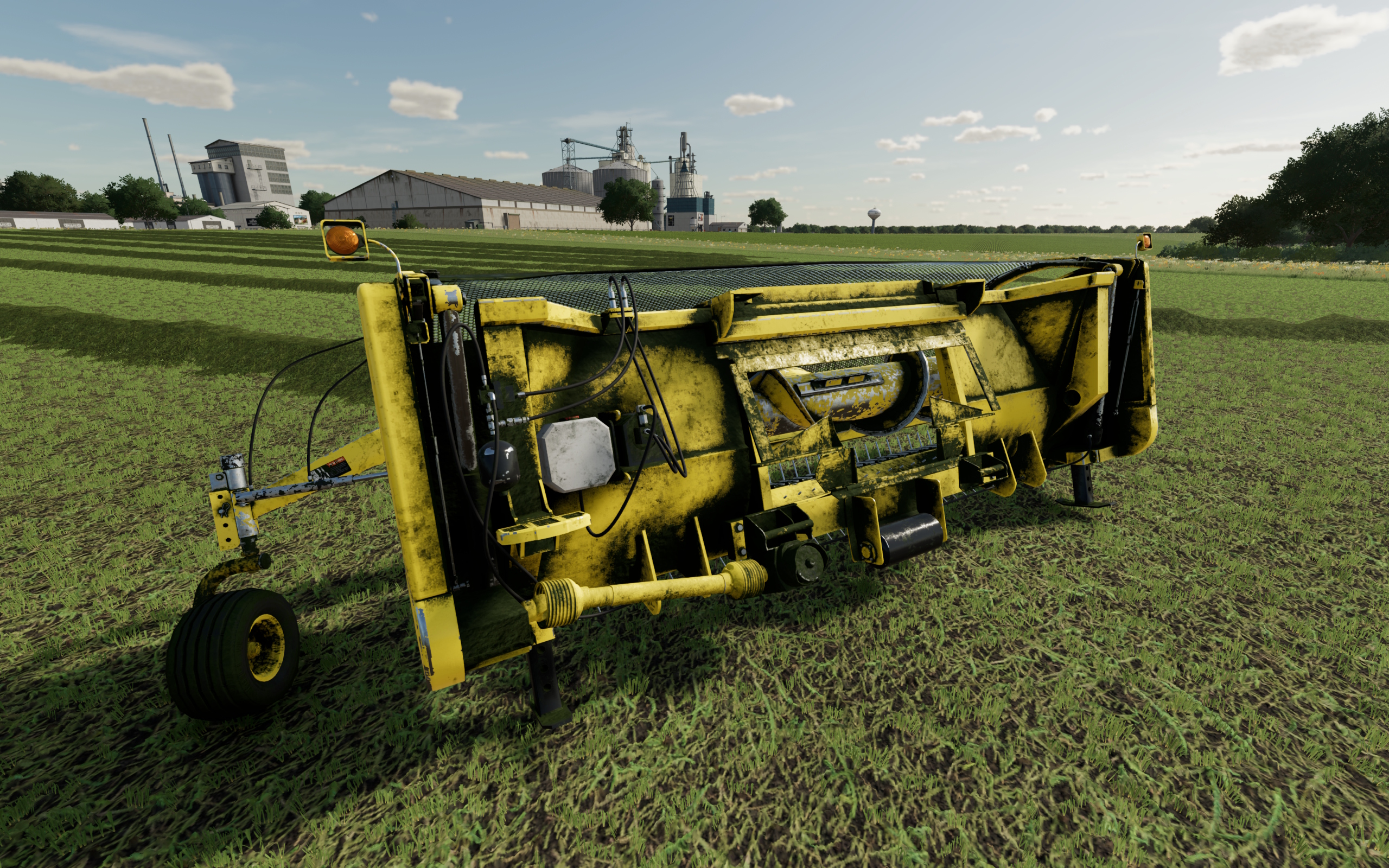 FS22 John Deere 659 Pickup Header by Green Acres Modding