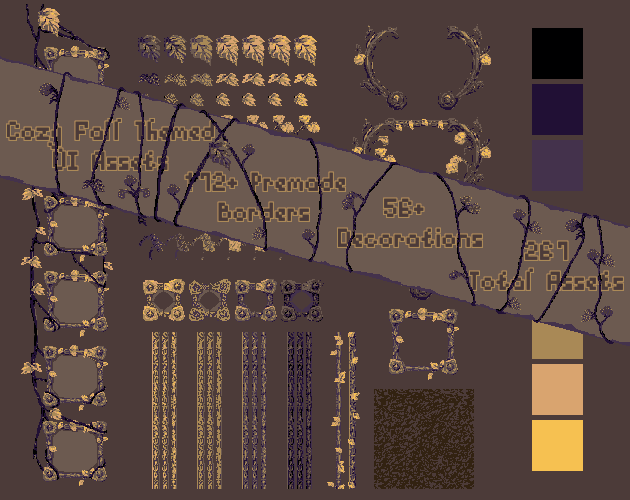 Cozy UI Assets by ProfSchizoid