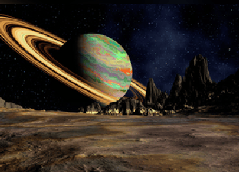 🌑 • SPACE GRAPHICS 80085 • The Comics! by Funky Tiger Highsaturn