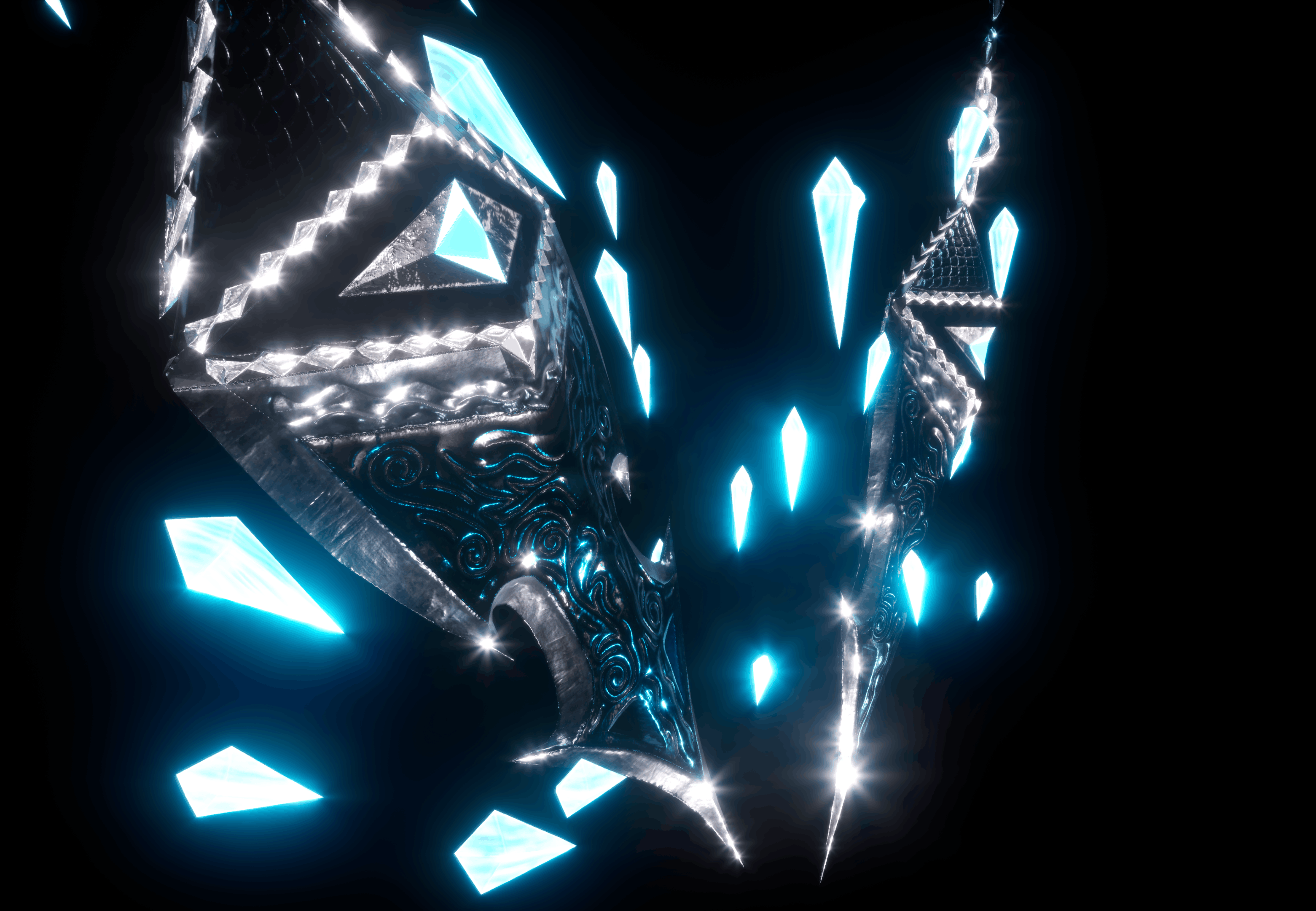 Cr ystal Chain Blades by Flowh