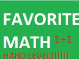 Favorite Math Hard Level by TarasowFedor2024