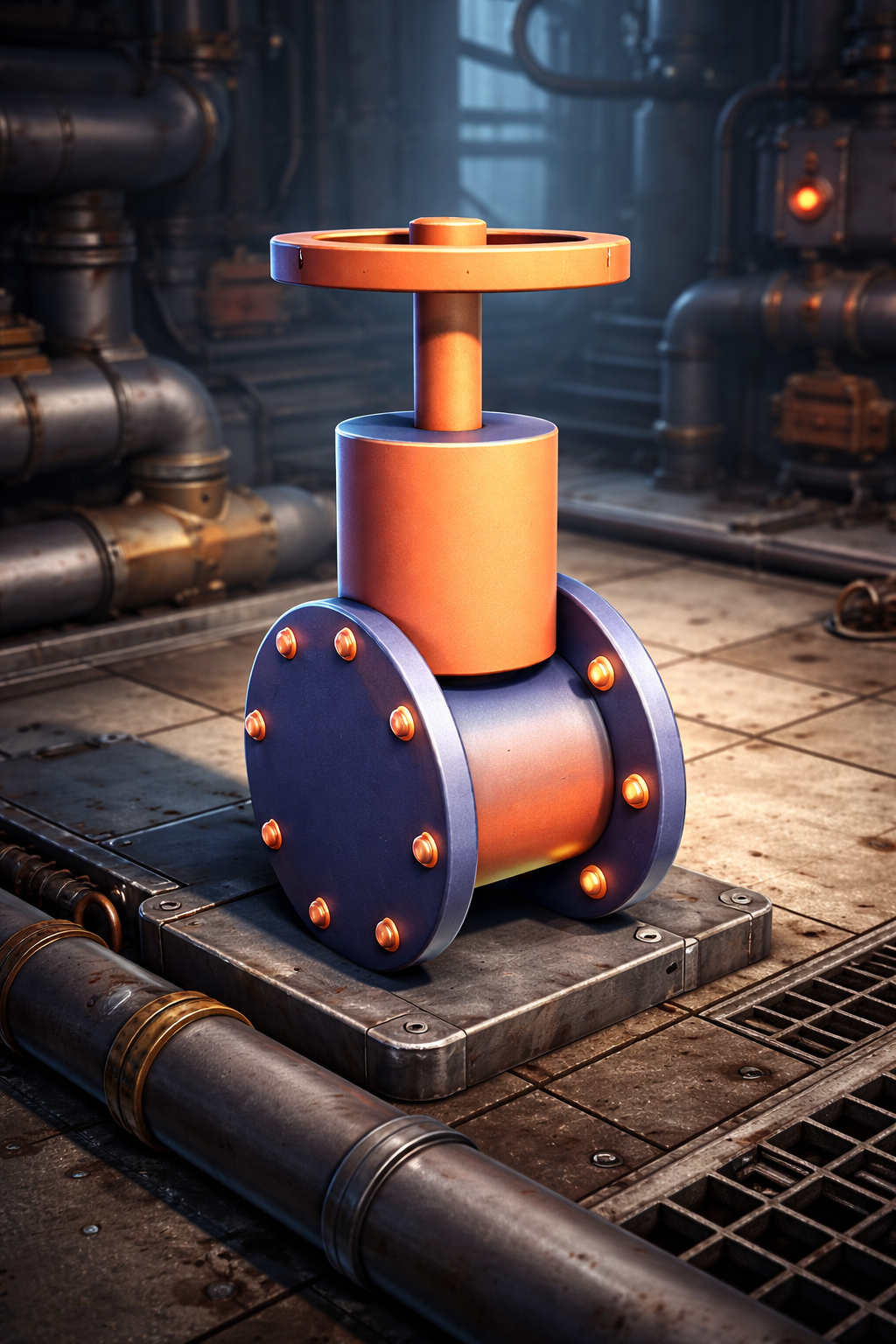 Low-poly industrial factory asset pack by tvorivykutik