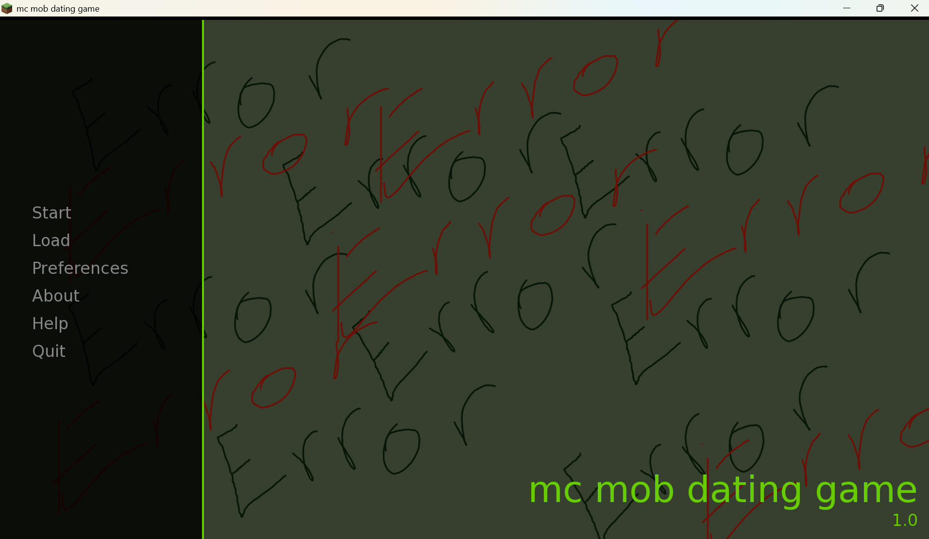 a totally normal mc mob dating game by ChilaquilconQueso