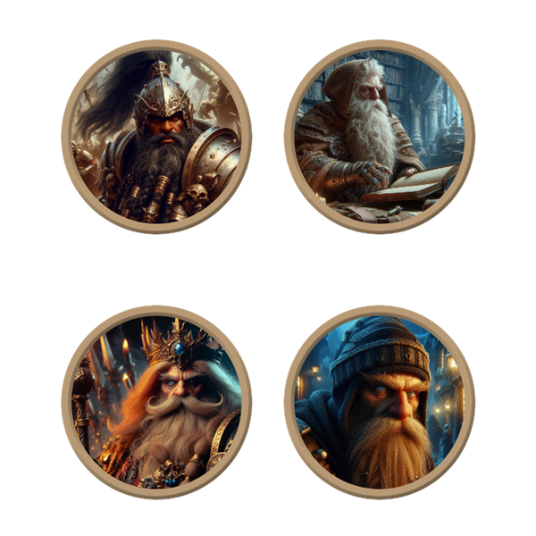 Dwarf Male Tokens – Complete VTT Token Pack (100+) by jira77
