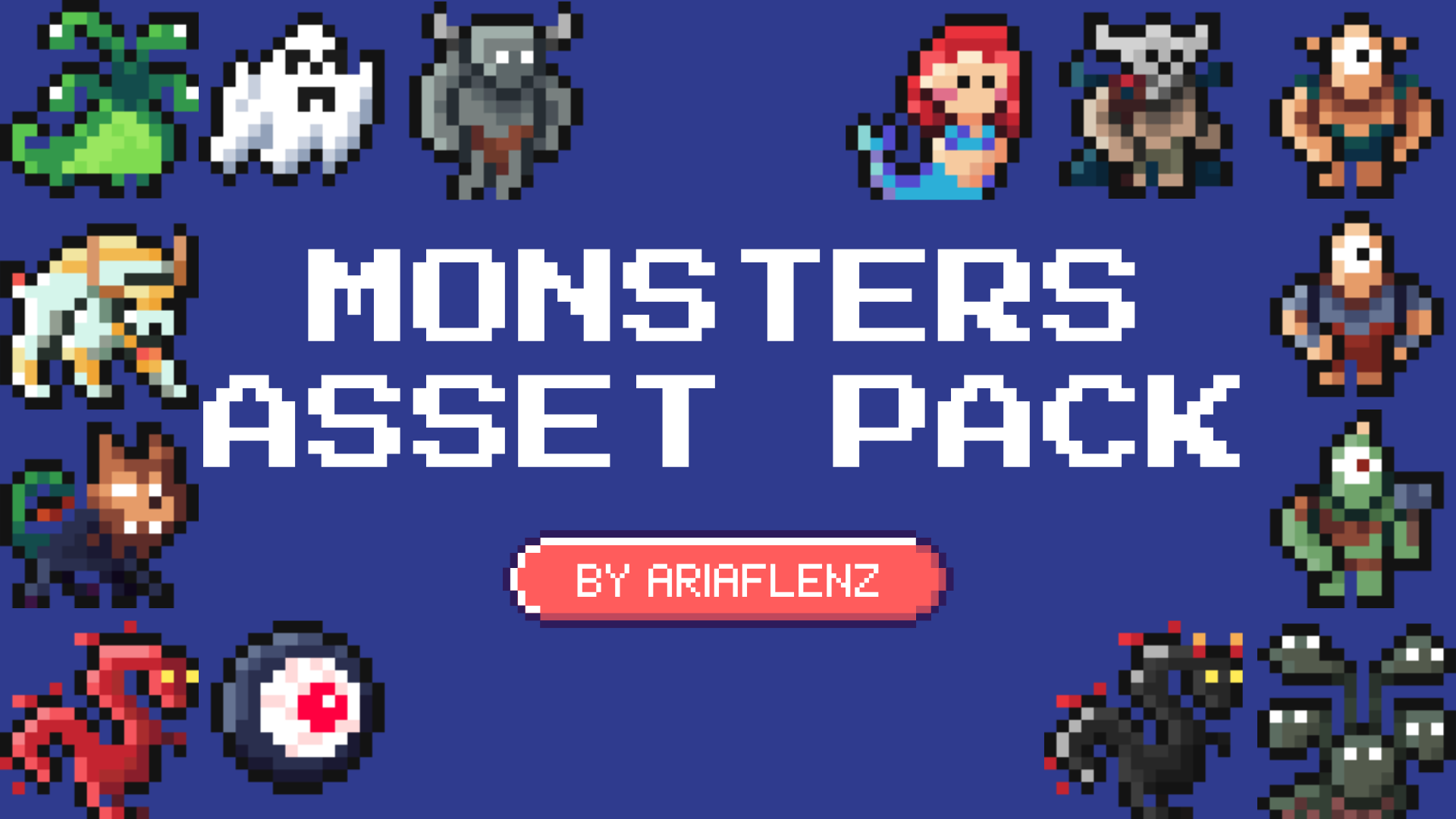 Monsters Asset Pack by Ariaflenz