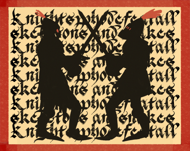 Knights who defeat all skeletons and snakes by ihar21, ArisPenguin
