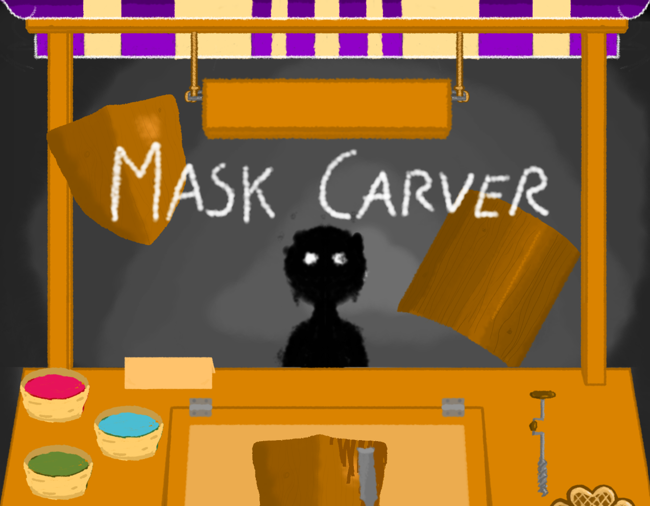 Mask Carver by Leon Alexander VA