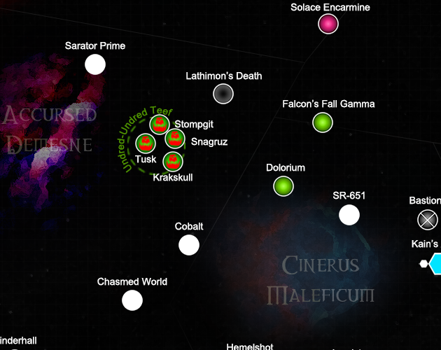 Koronus Expanse Map (Editable) by Messiahcide