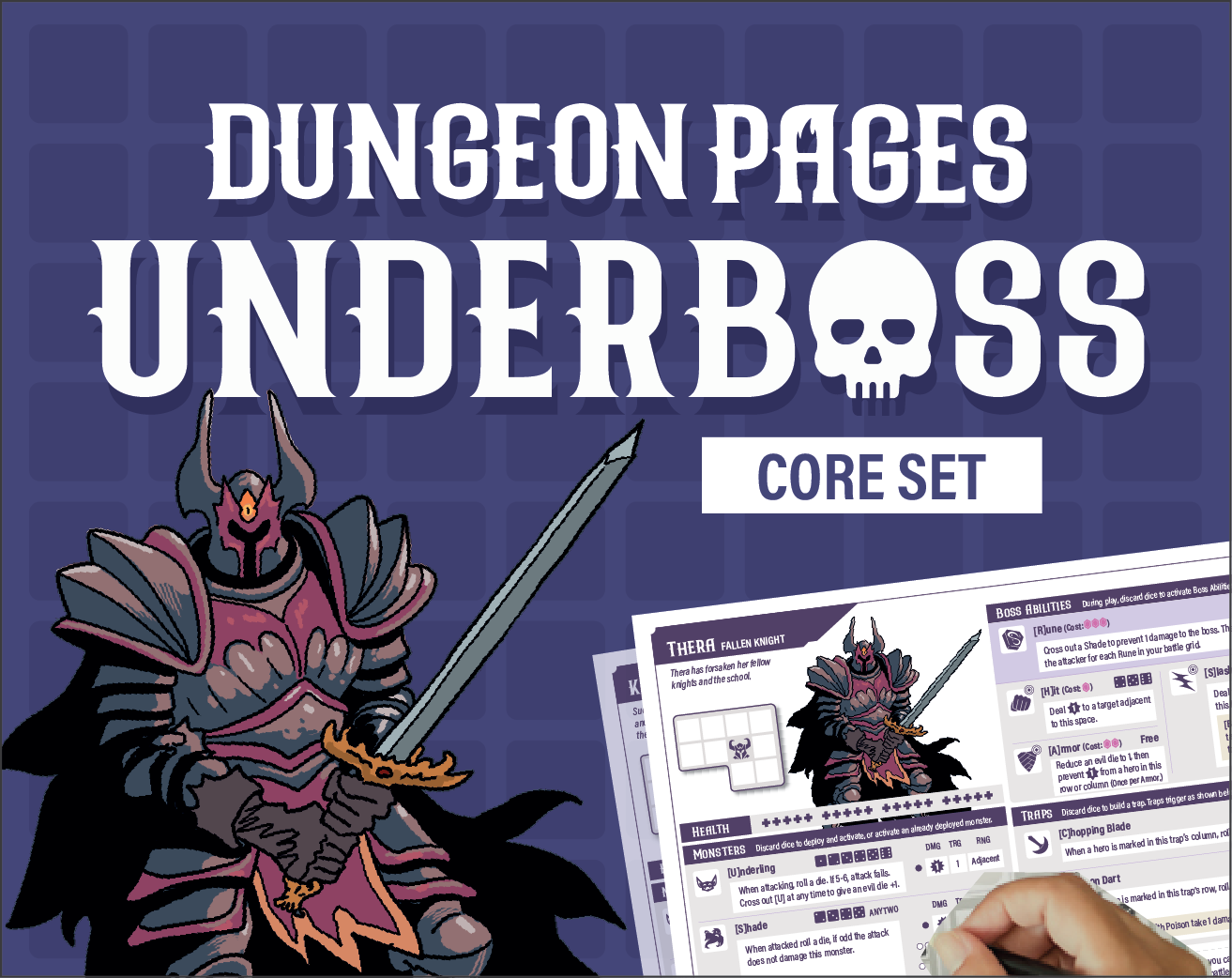 Dungeon Pages: Underboss (Core Set) by pnparcade
