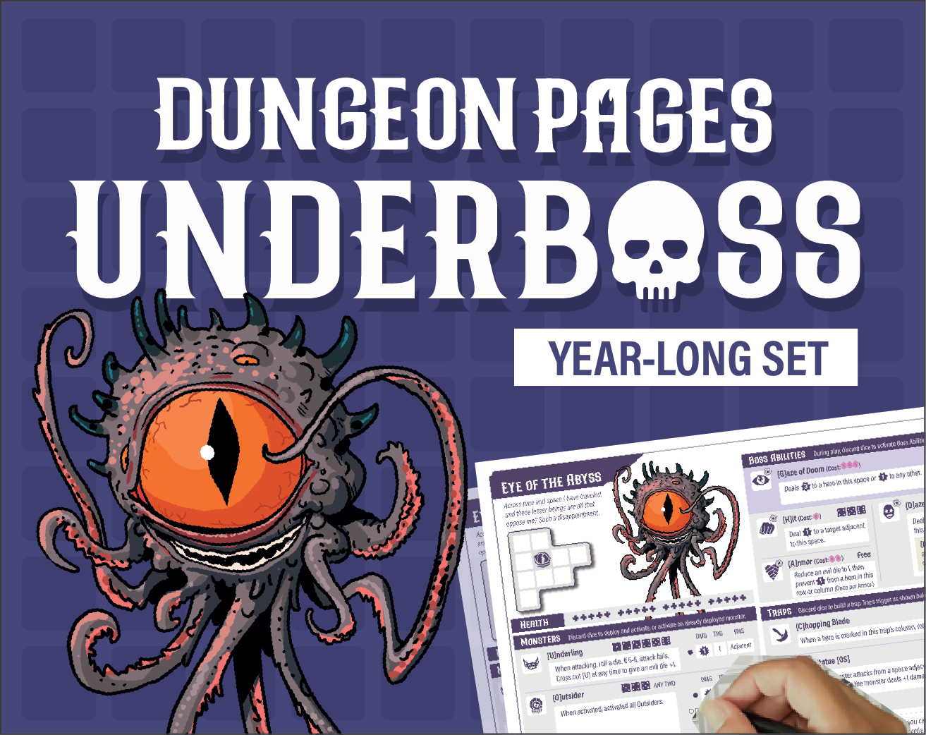 Dungeon Pages: Underboss (Year-long) by pnparcade