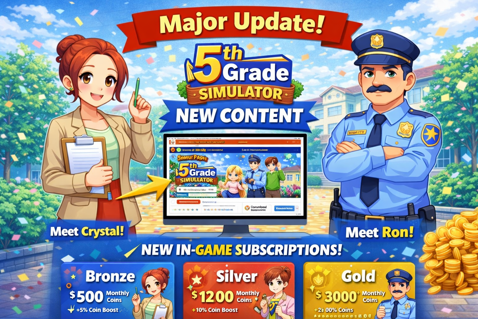 📘 5th Grade Simulator – Major Update Devlog 🎉 - 5th Grade Simulator by ...