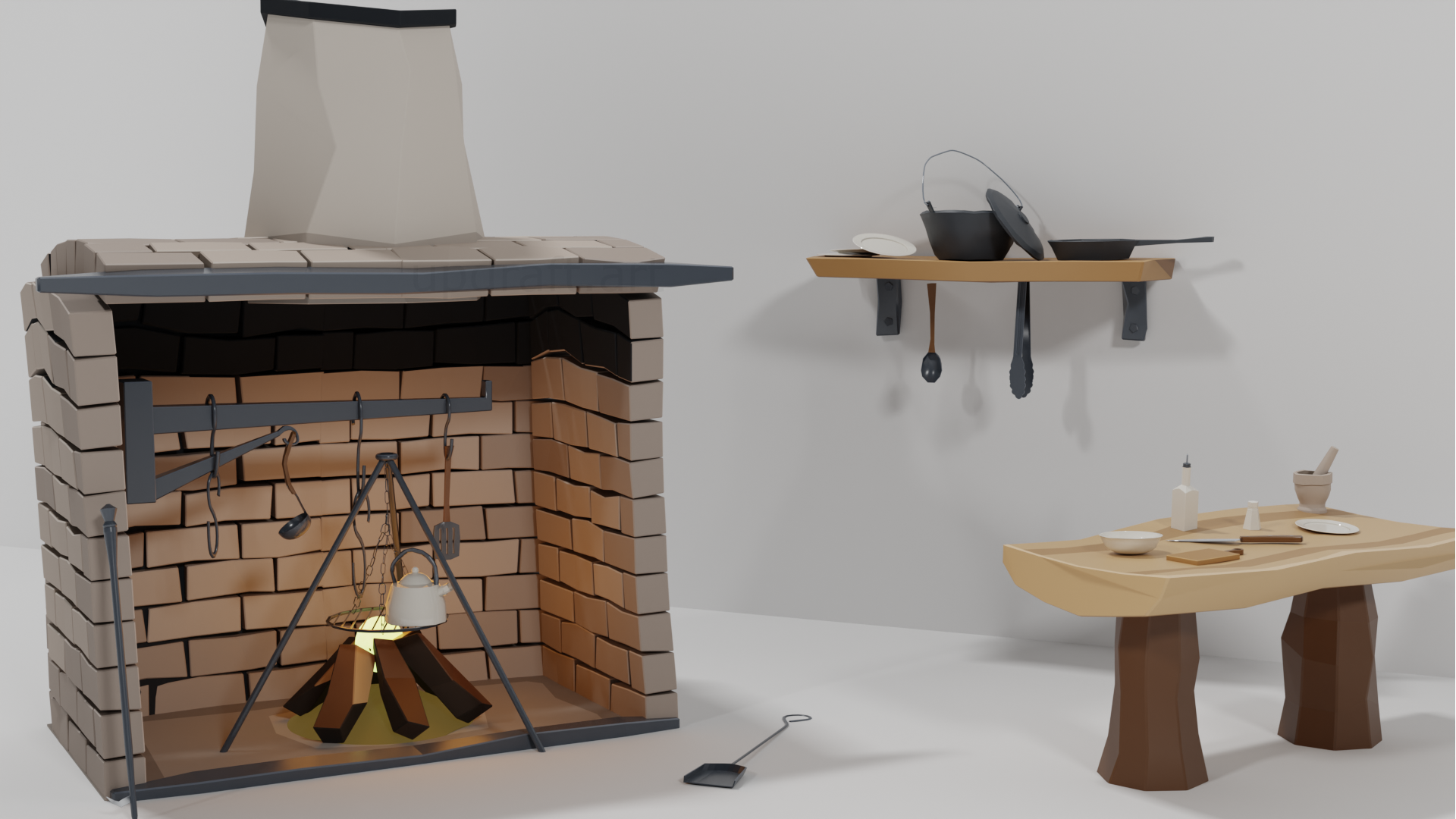 Stylized Fantasy Kitchen & Hearth Cooking Set - Release Announcements ...