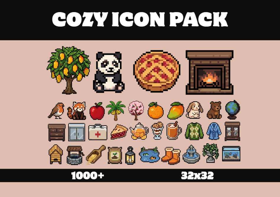 Ultimate Cozy - Farming Icons Pack by Pixel-Banner