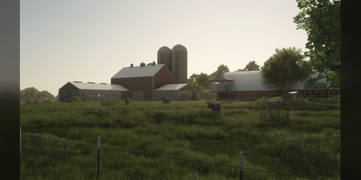FS25 Tiestall Barn by CM² Modding