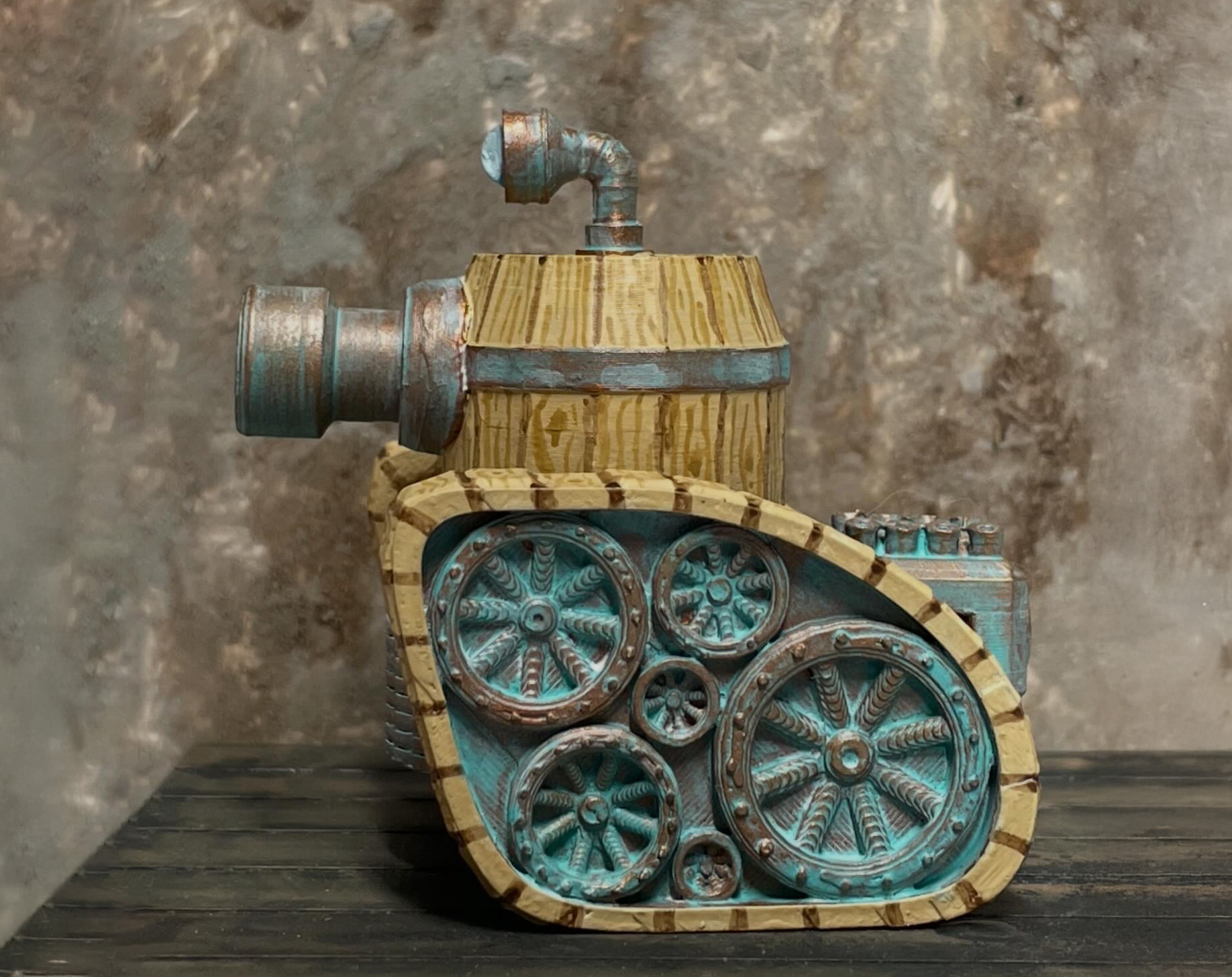 Barrel Tonk by Precarious things