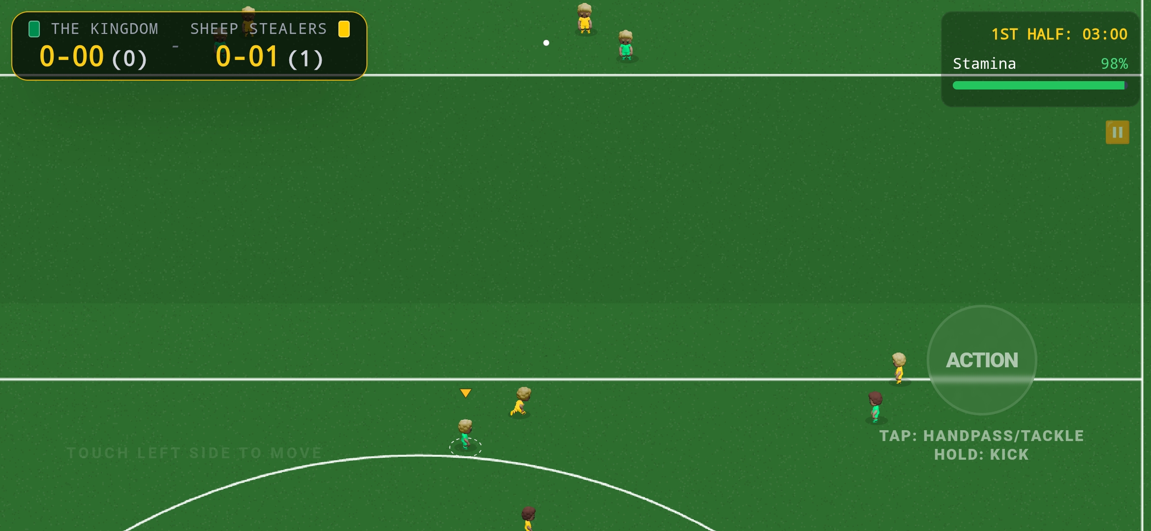 Android version now available! - Micro Gaelic Football by wideball-studios