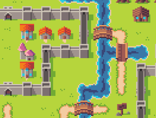 16x16 Overworld Tileset by WaltonSimons