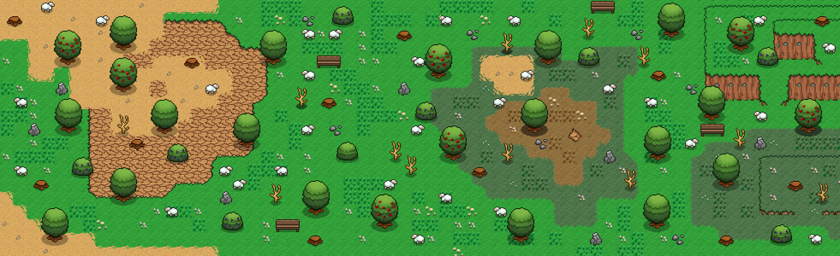 Update#1 FIRST UPDATE ! new assets added ! - Pixel Farm RPG - Top Down ...