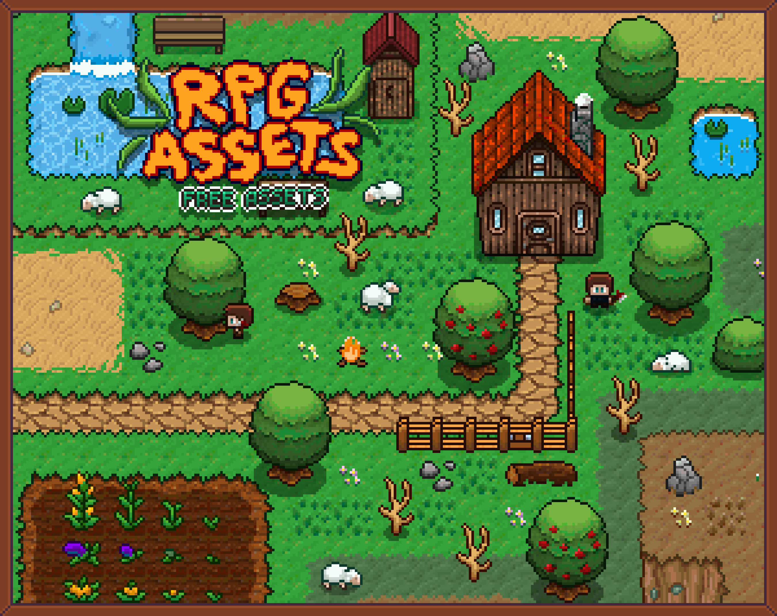 Update#1 FIRST UPDATE ! new assets added ! - Pixel Farm RPG - Top Down ...