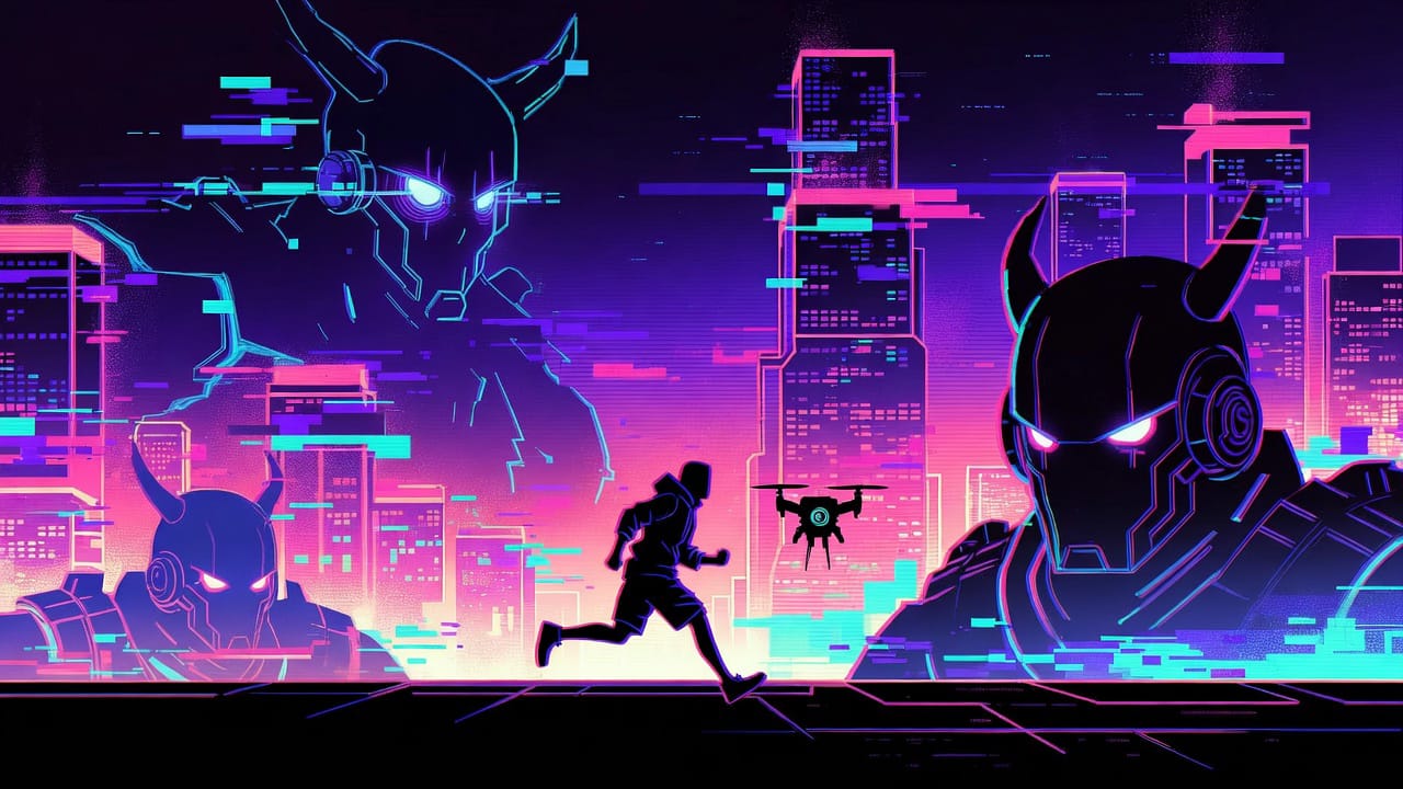 Cyber neon Runner by MrSwanMods