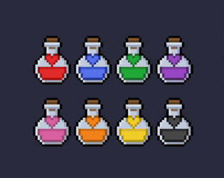 Animated Potions by Pixless