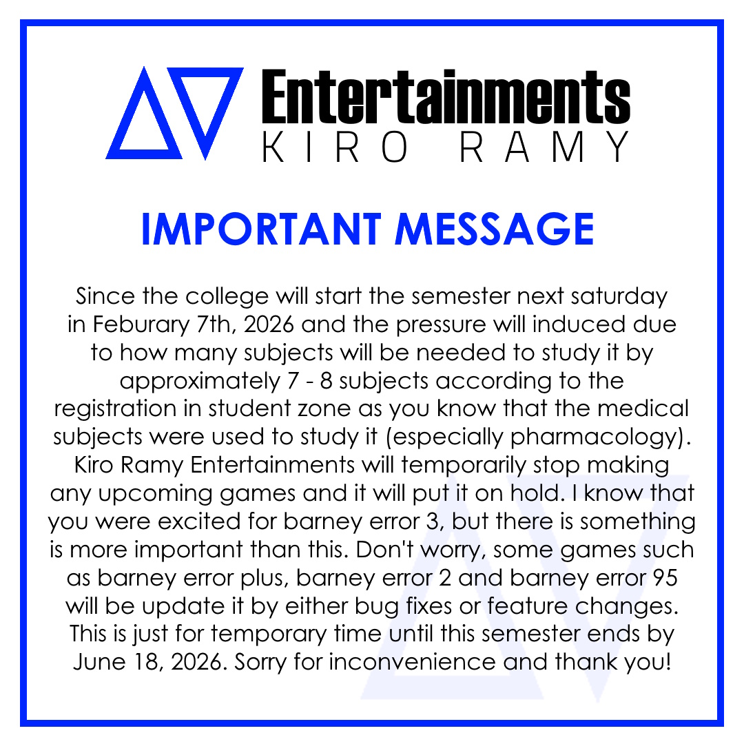 An important message - Barney Error Plus (Official Game) by Kiro Ramy ...