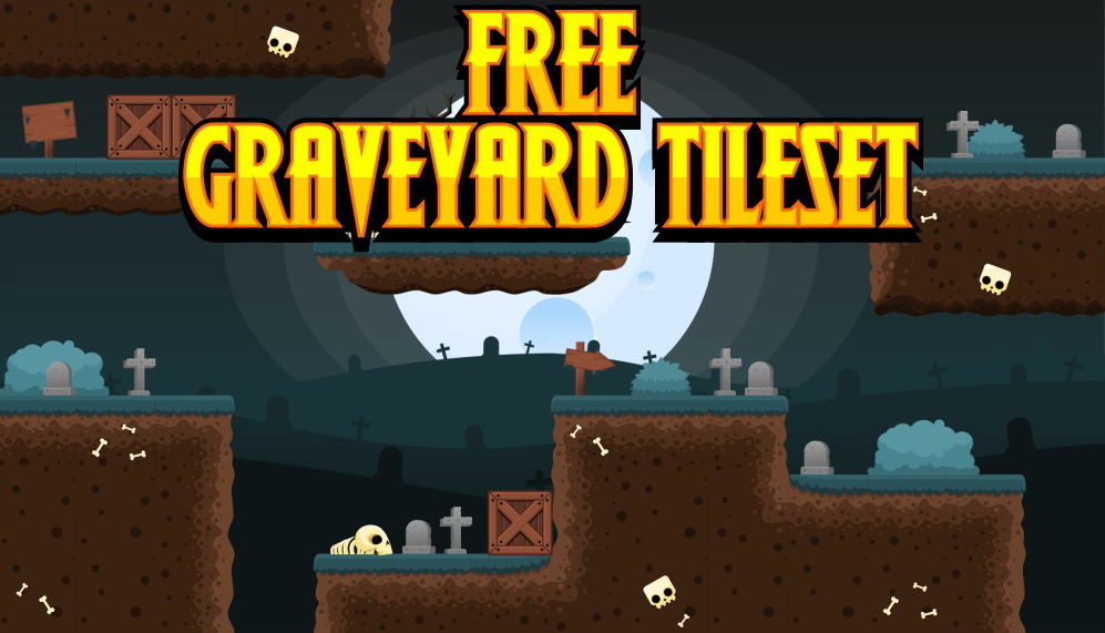 Free Graveyard Tileset by pzUH