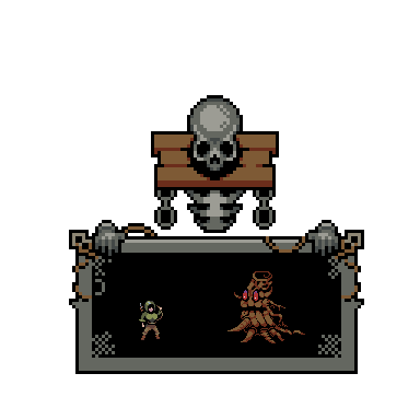 Grid dungeon roguelike assets by Wabby Wabbo