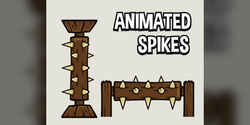 Animated spikes by Robert Brooks - gamedeveloperstudio.com