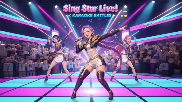 Sing Star Live! Karaoke Battles [UPT] ROBLOX by Thetis Games