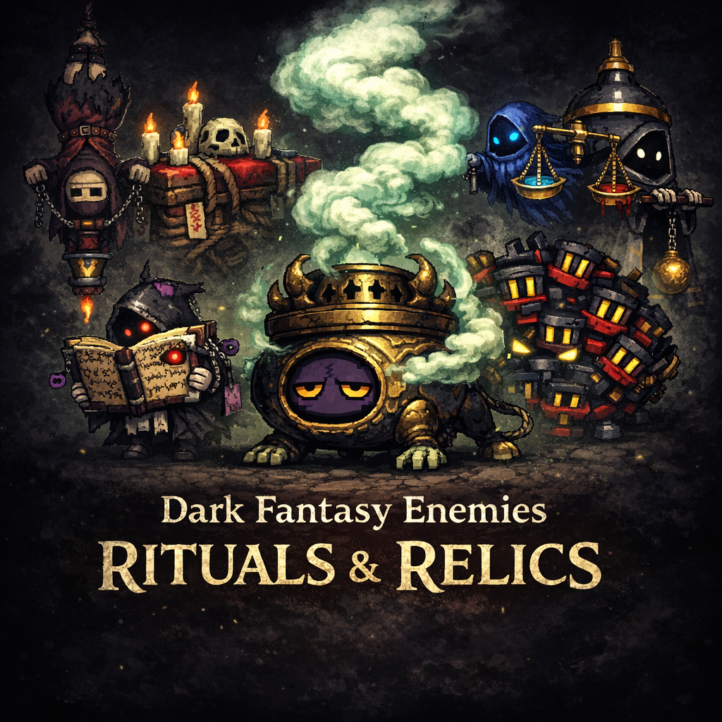 Japanese Dark Fantasy Enemies – Rituals & Relics by Megentarou