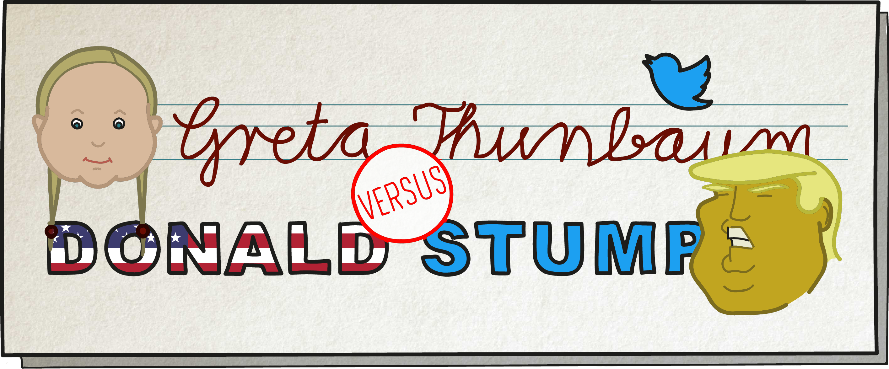 Greta Thunbaum Vs. Donald Stump by KriSsS GonKo