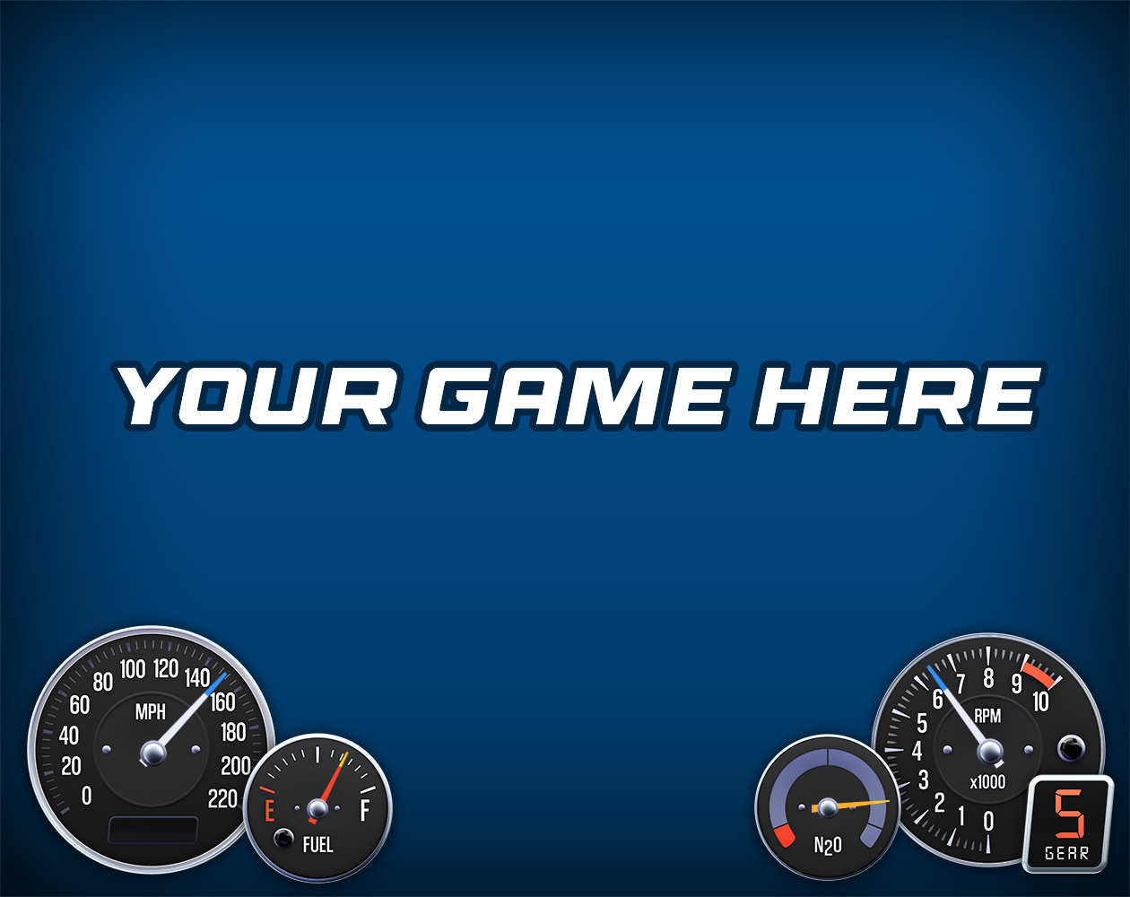 Racing HUD Kit - Free Game HUD Asset Pack by Ville Seppänen