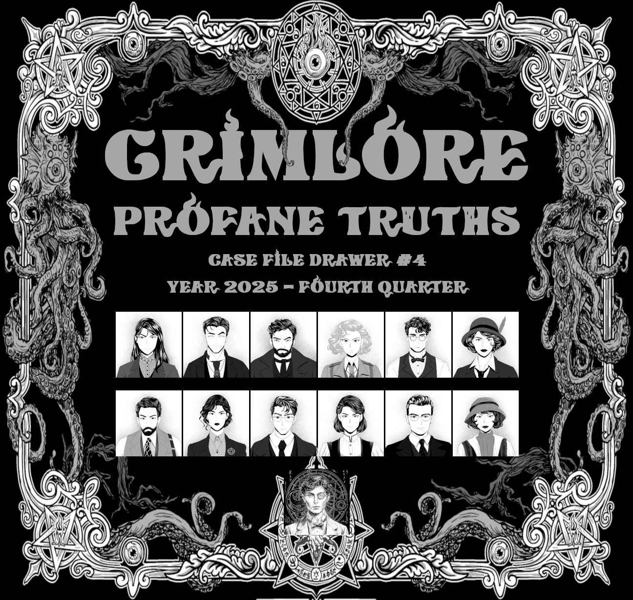 GRIMLORE: Profane Truths – 2025 Q4 Case File Bundle by Grimscribe
