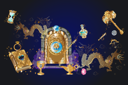Legendary Golden RPG Icon Pack by Thuyvothi