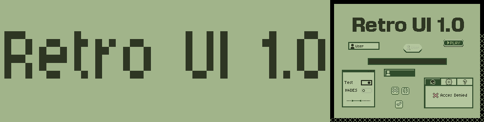 Retro UI - Release Announcements - itch.io